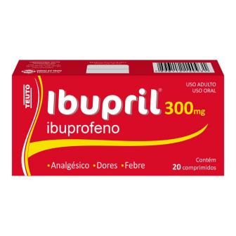 Ibupril 300mg com 20 comprimidos - Teuto | Farmácia Mix.