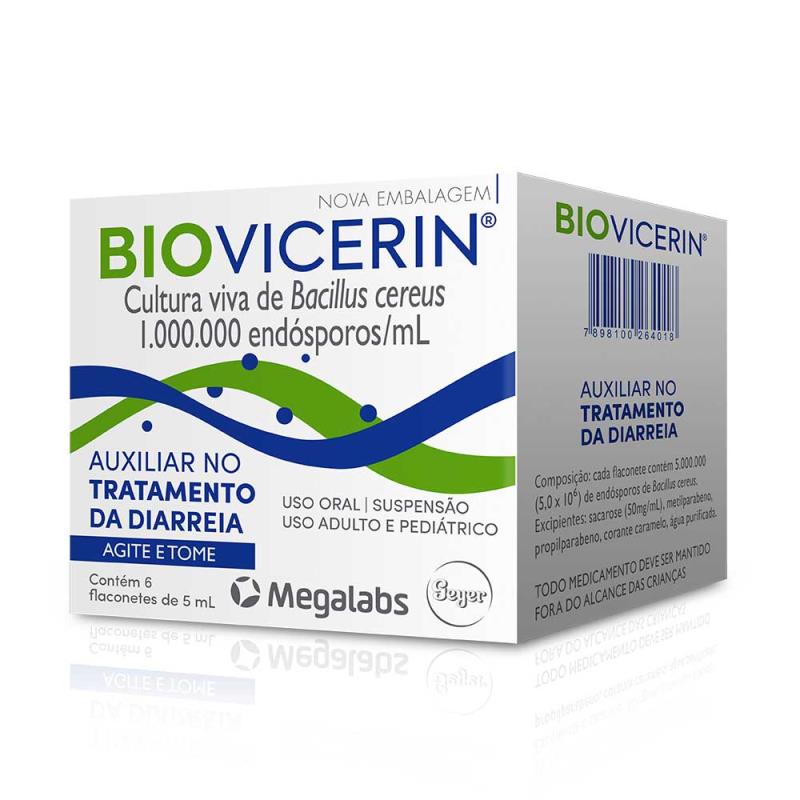 Indicações, Para que serve e Bula Biovicerin 6 flaconetes com 5ml ...