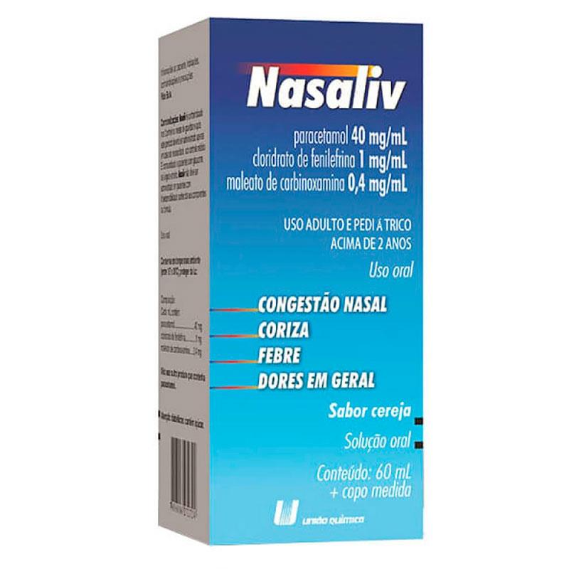 Indicações, Para que serve e Bula Nasaliv com 60ml | Farmácia Mix